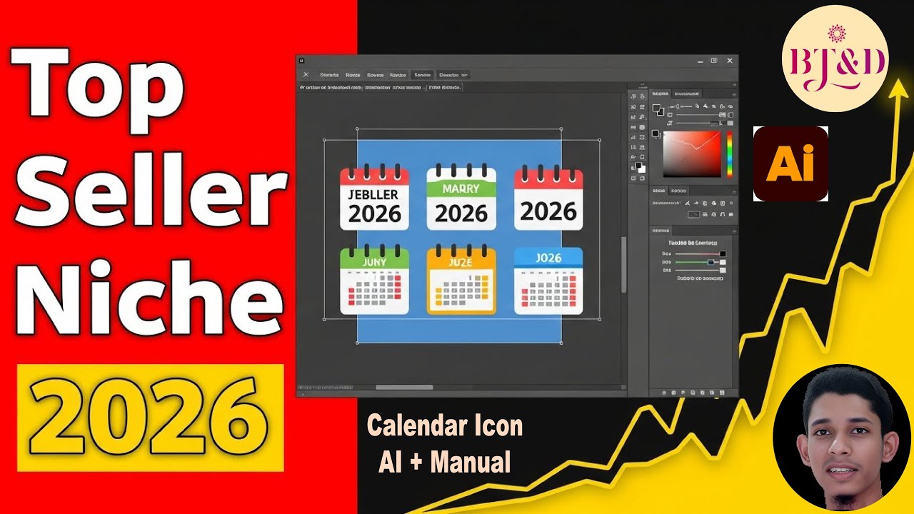 Adobe Stock Top Seller Niche 2025-26 Calendar Manual Icon Design ...