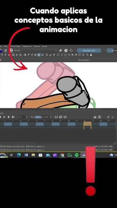 Aplicando concepto básico de animación #animation - YouTube