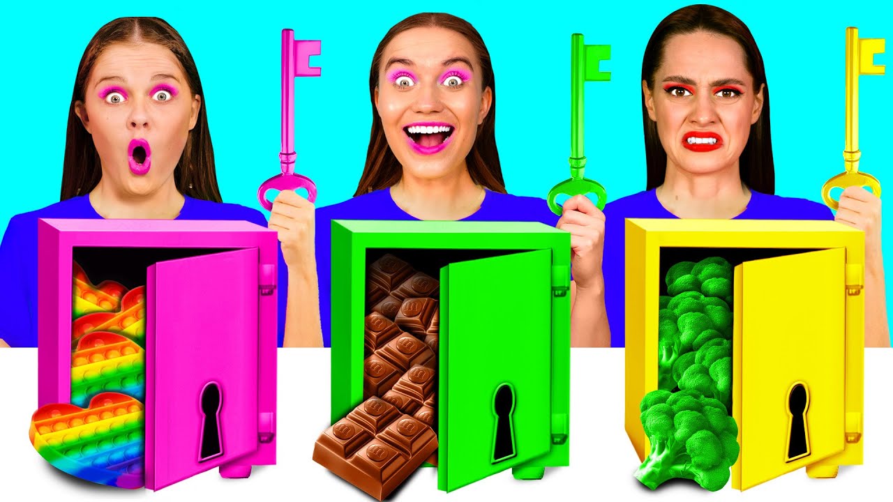 Solve the Mystery Challenge of 1000 Keys | Funny Food Challenges by ...