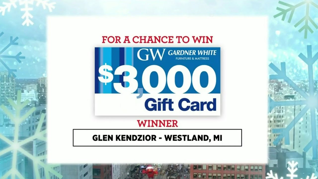 Here's the winner of the $3,000 Gardner White gift card from the 2022 ...