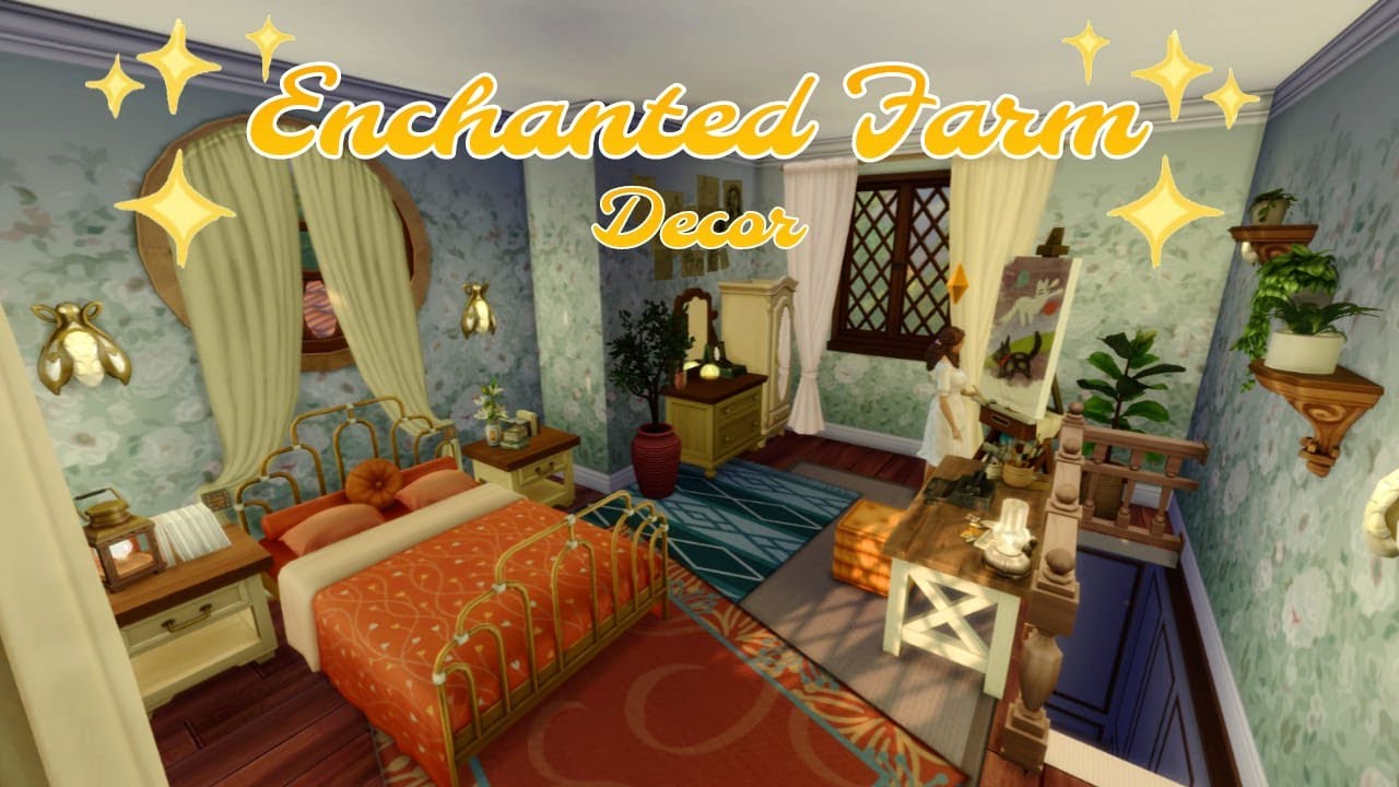 Enchanted Farm Decoration II The Sims 4 II CC - YouTube