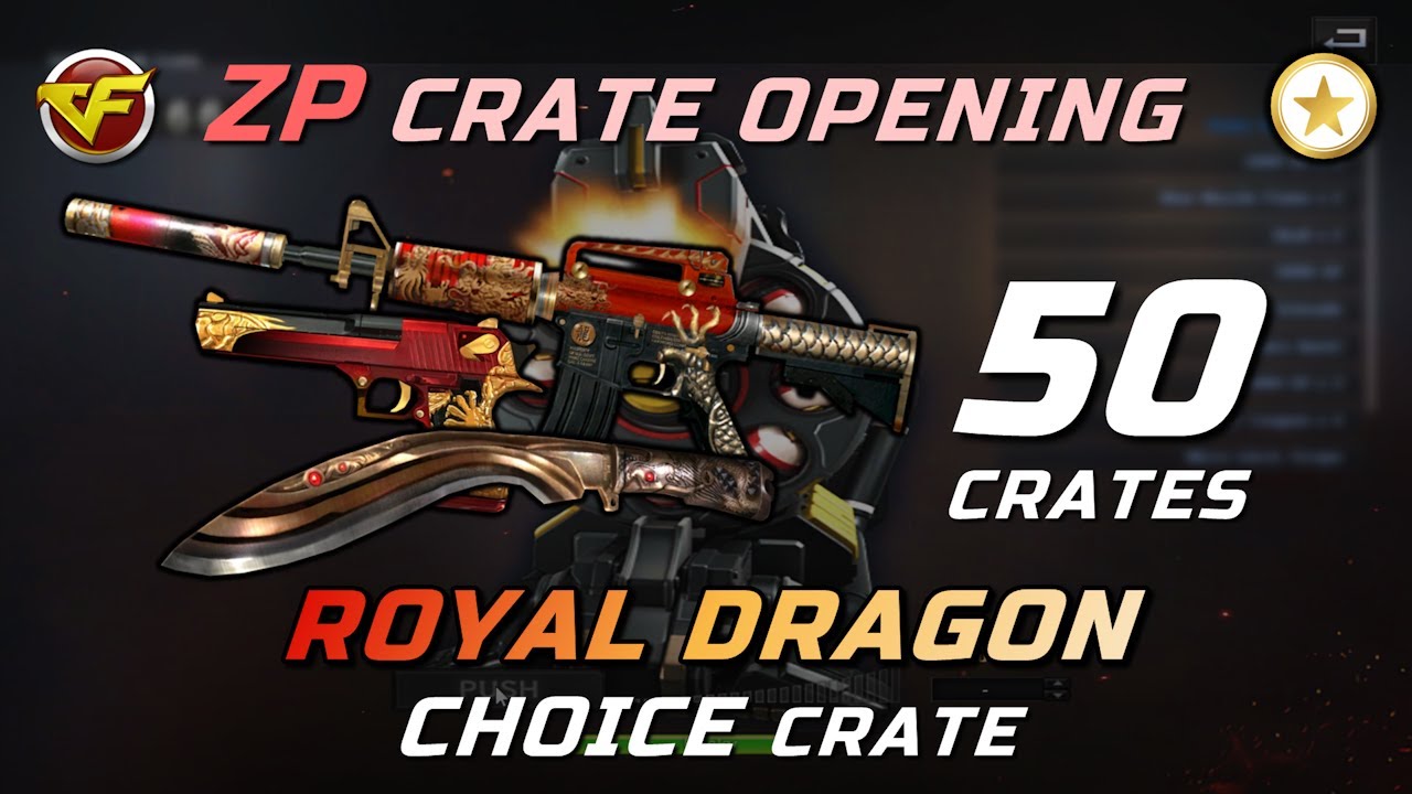 CrossFire WE - Royal Dragon Choice Crate | ZP Crate Opening - YouTube