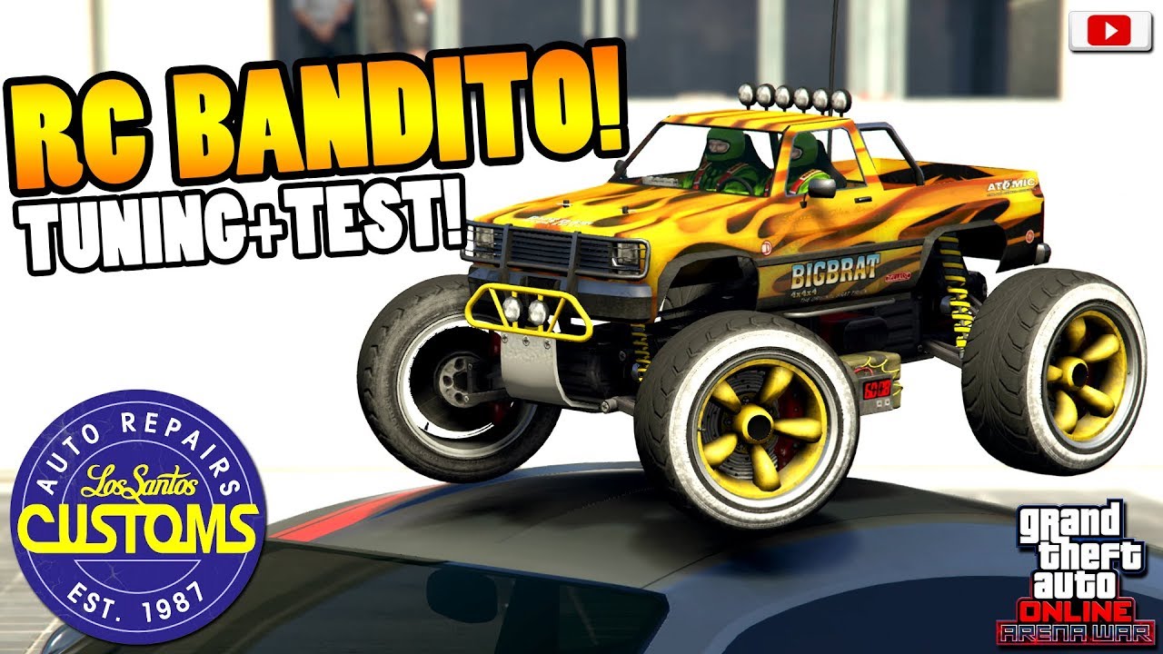 😍🛠Neues Bestes Troll Auto RC BANDITO Tuning+Test!😍🛠[GTA 5 Online Arena ...