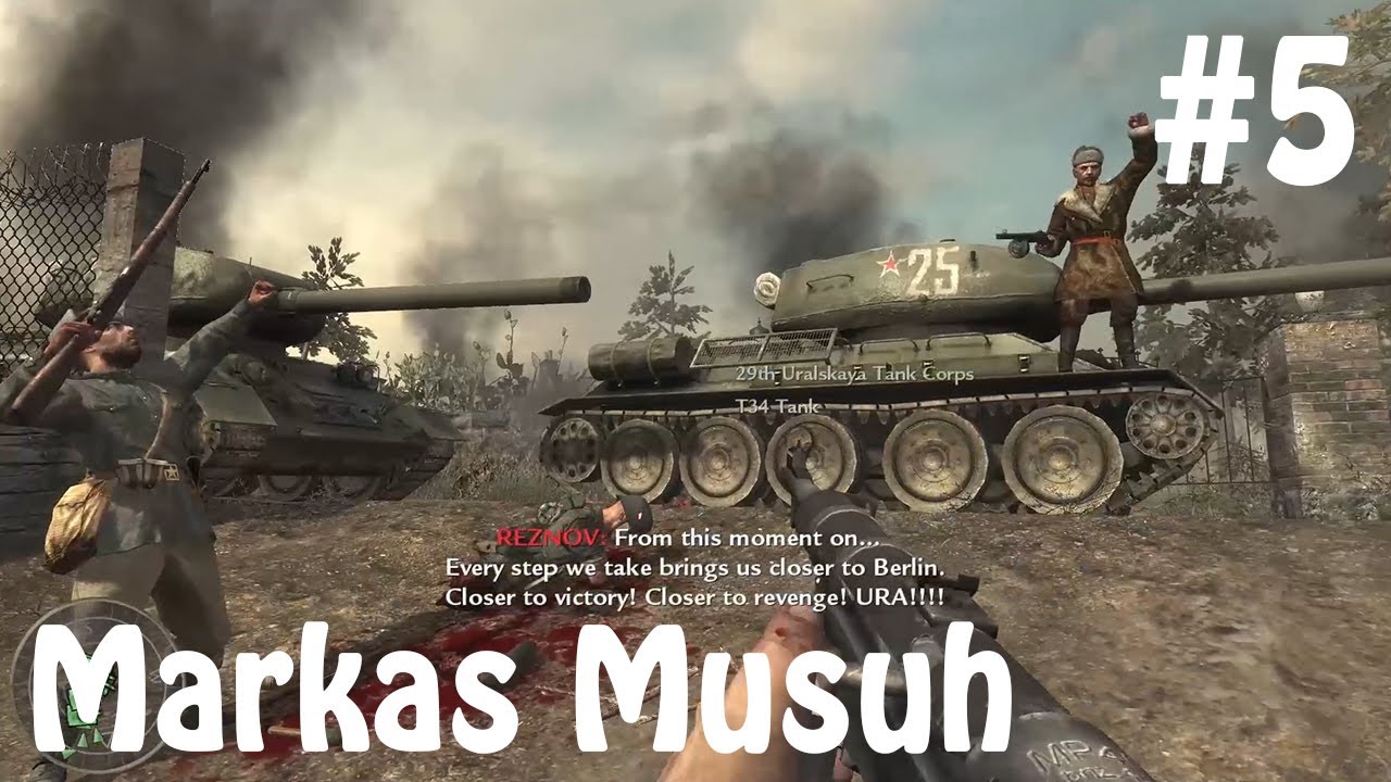 Call of Duty: World at War - Merebut Markas Musuh #5 - YouTube