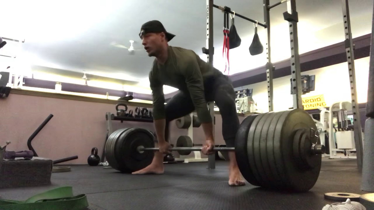 615LB Sumo Deadlift Stiff Bar - YouTube