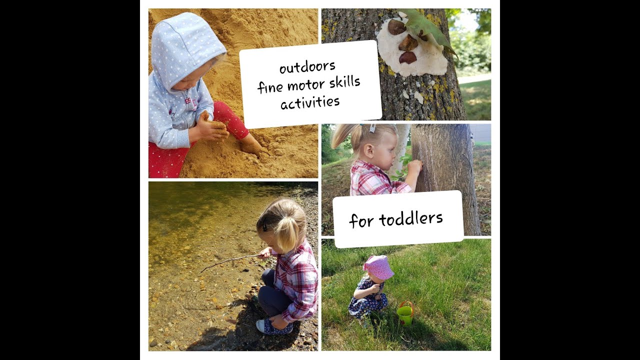 Amazing Outdoors Fine Motor Skills Activities for toddlers preschoolers ...