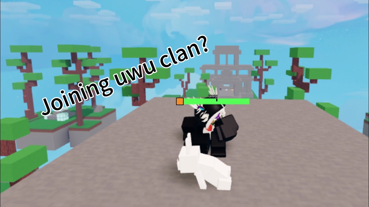Joining uwu clan...? (Roblox bedwars) - YouTube