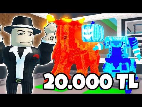 1000 TL VS 20.000 TL STEAL A BRAİNROT HESAPLARI! 😱 - Roblox Türkçe