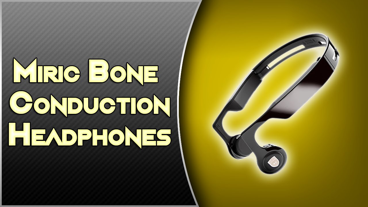 Miric Wireless Bluetooth Bone Conduction Headphones | Built-in ...