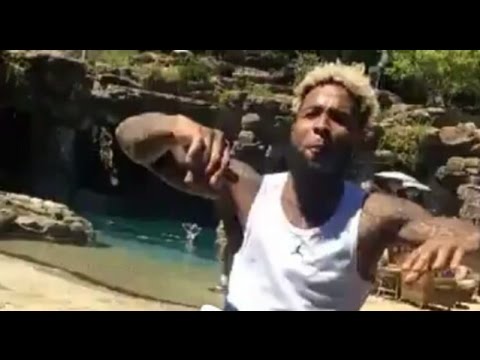 Odell Beckham Jr dances in Drake's Backyard - YouTube