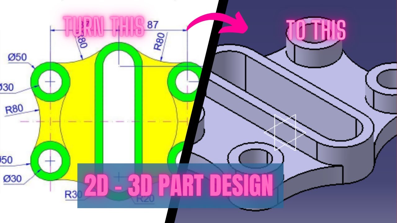 CATIA Design for Beginners Exercise 08 I Catia v5 tutorial exercise I ...