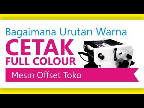 Cetak Full Colour Mesin Offset Toko CUKUP 2x CUCI - Belajar Printis