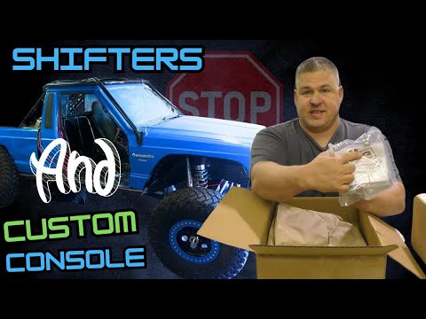 Custom Jeep Comanche center console for my fancy shifters - YouTube