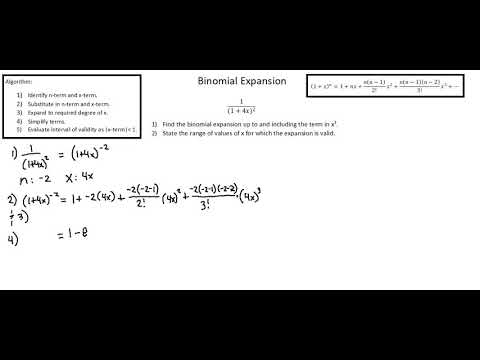 A-level Mathematics 9709: Binomial expansion example 2 - YouTube