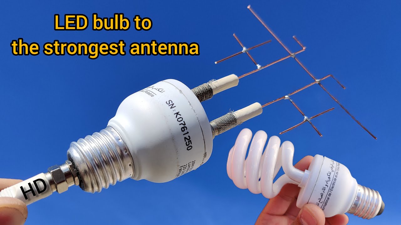 LED bulb converter into the most powerful antenna to receive all ...