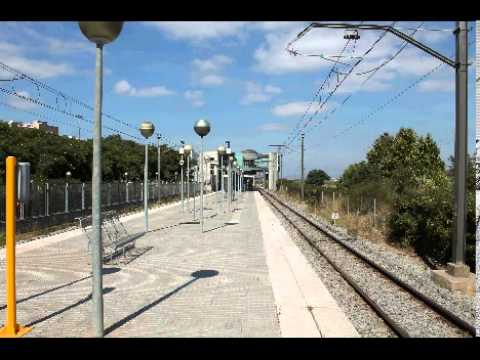 Molí Nou-Ciutat Cooperativa; station announcement; R5 to Manresa Baixador (20130925)