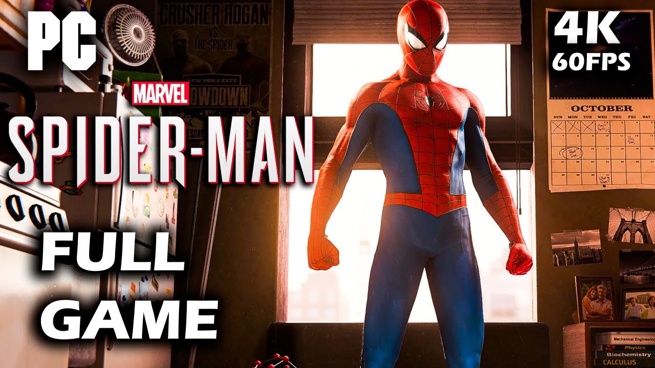 MARVEL’S SPIDER-MAN REMASTERED Gameplay Walkthrough (FUL GAME) (4K ...