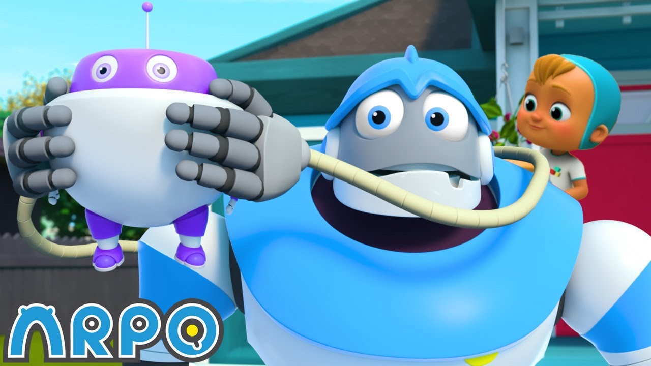 Tick Tock Minibot | Baby Daniel and ARPO The Robot | Funny Cartoons for ...