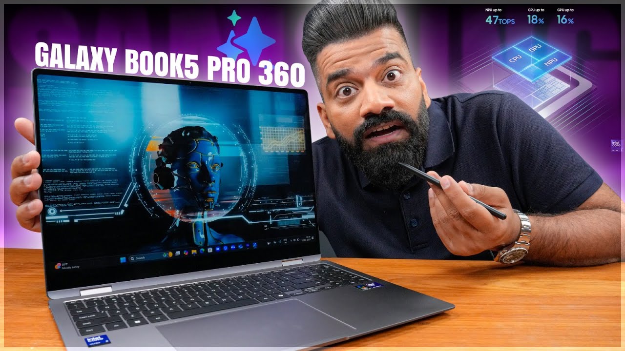 Samsung Galaxy Book5 Pro 360° Unboxing & First Look - Best AI Powered ...