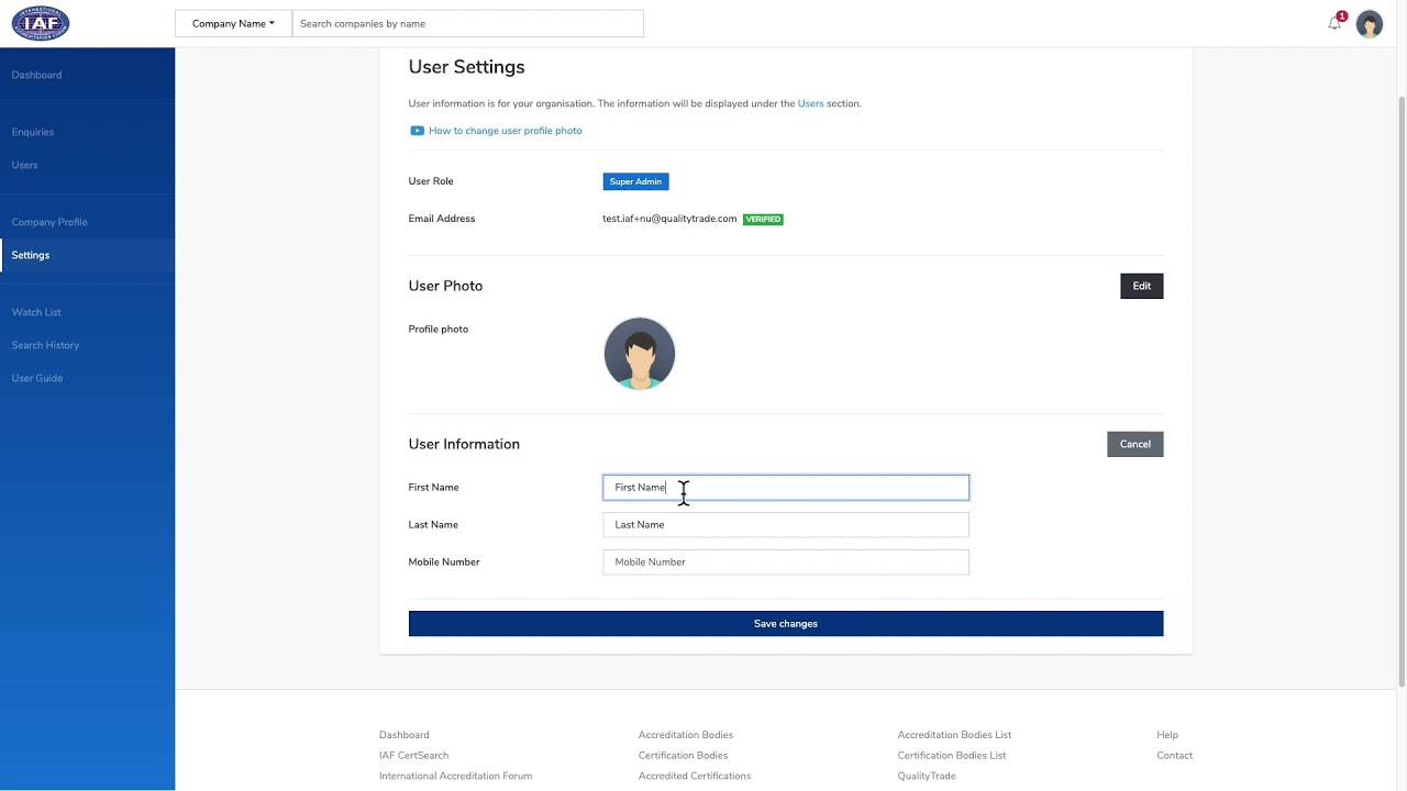 Normal User_Settings_How to Change your Account Name - YouTube