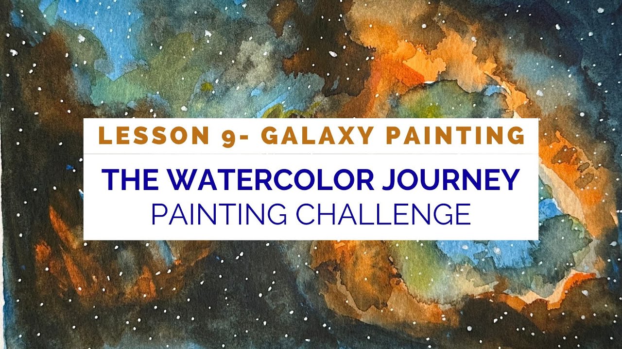 Watercolor Painting - Galaxy Nebula Tutorial - YouTube