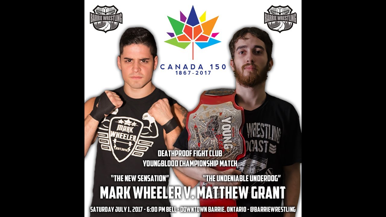 FREE MATCH: Matthew Grant (c) v. Mark Wheeler | Deathproof Youngblood ...