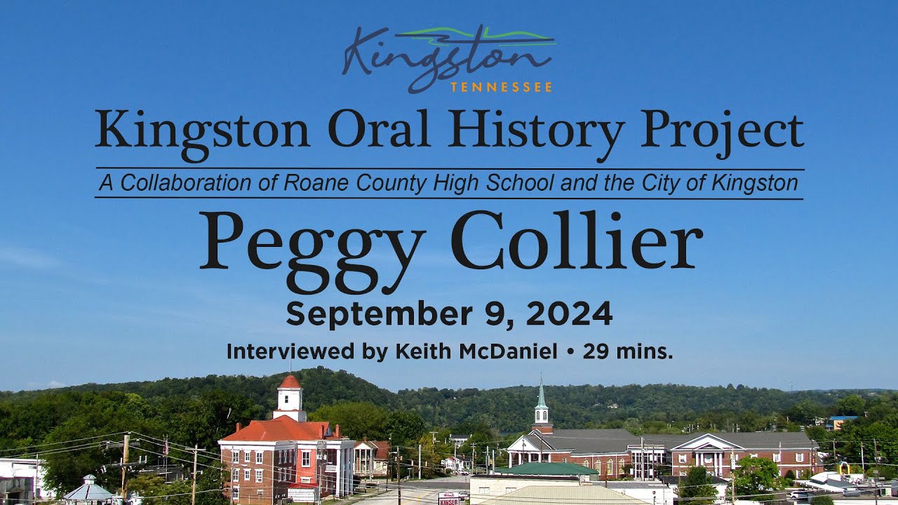KINGSTON ORAL HISTORY PROJECT - Peggy Collier - YouTube