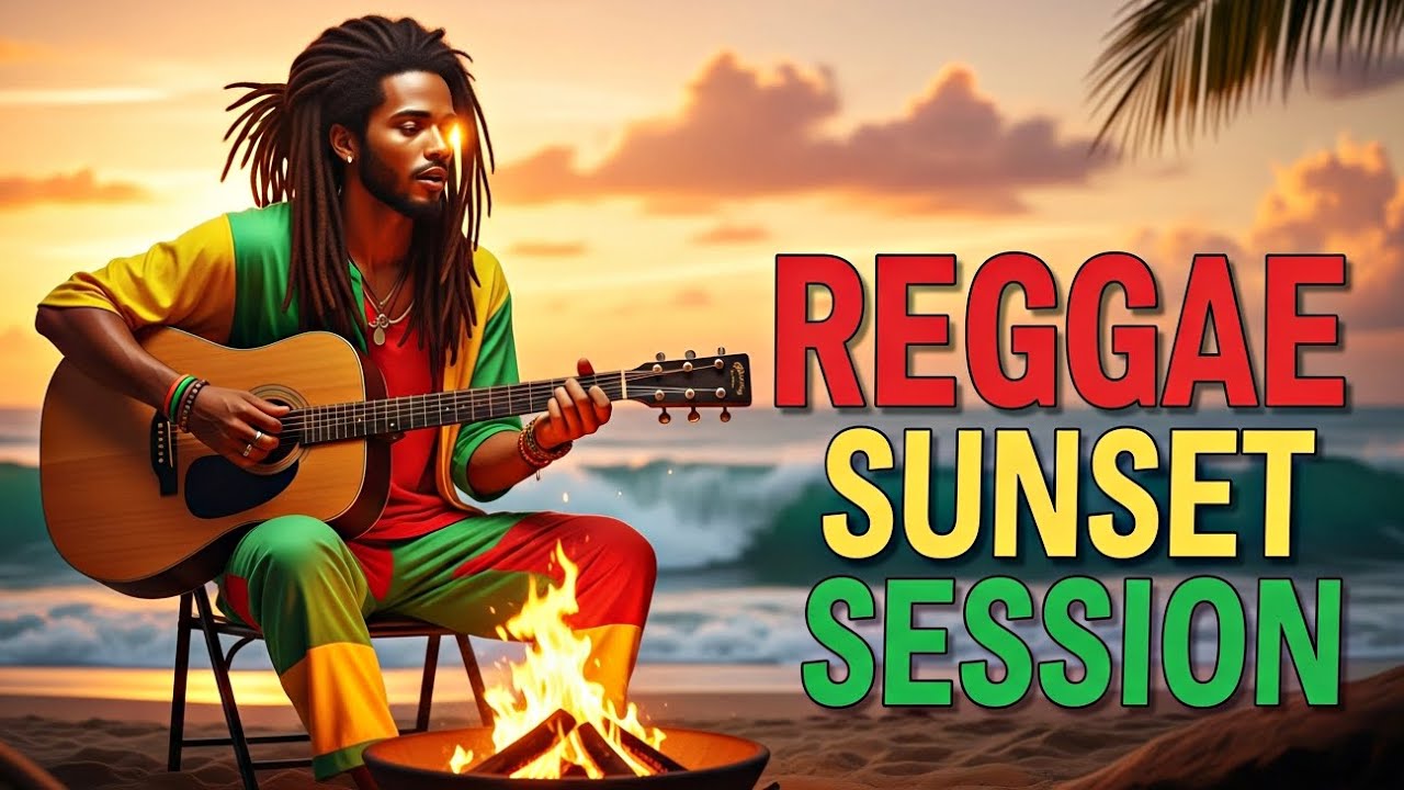 Reggae Sunset Guitar: Golden Melodies at the Edge of the Sea - YouTube