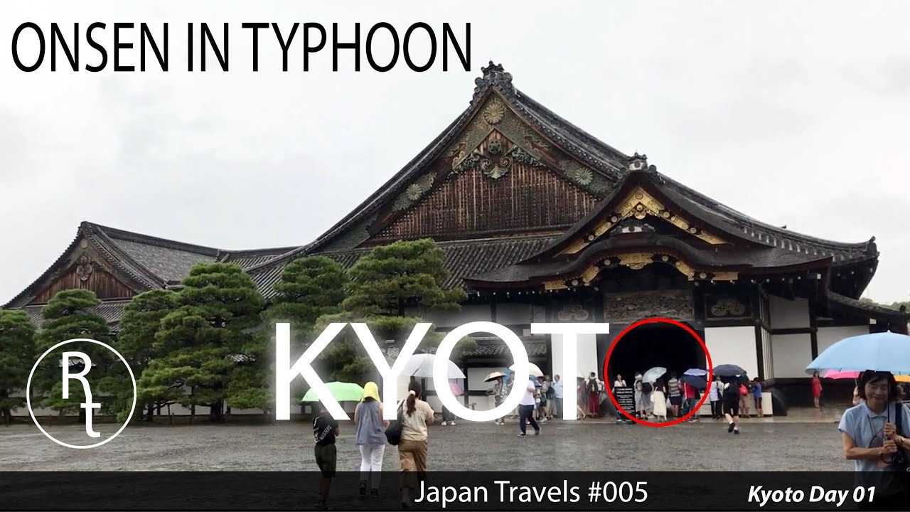 Travelling in Typhoon Kyoto | JapanTravels | VLOG#005 | JustSoRon - YouTube