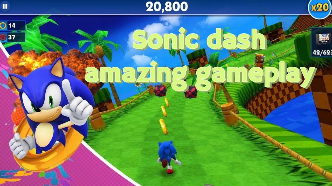 Sonic Dash Android game. Collect all rings - YouTube