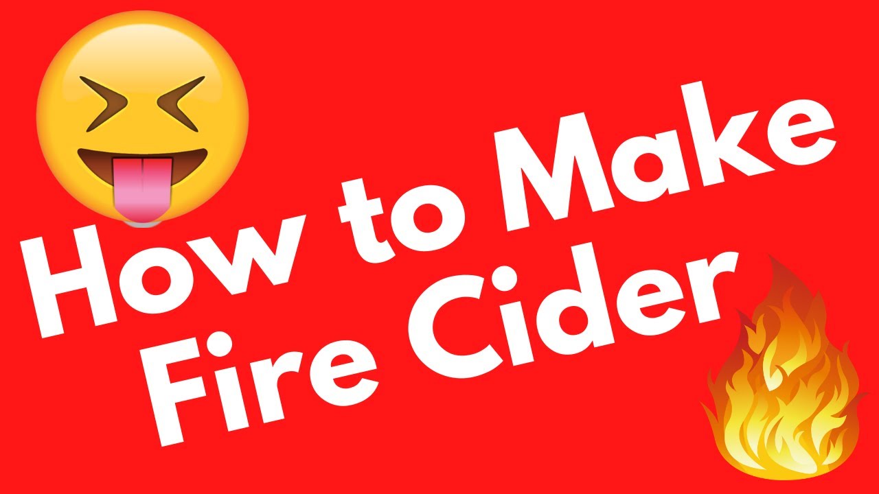 How to Make Fire Cider aka Master Tonic - YouTube