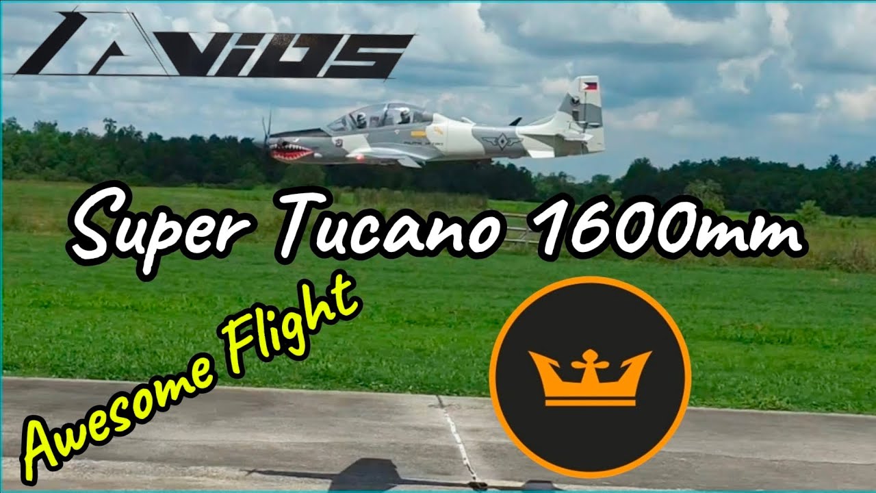 Avios Super Tucano 1600mm EPO RC Plane | Realistic Details, Flaps ...