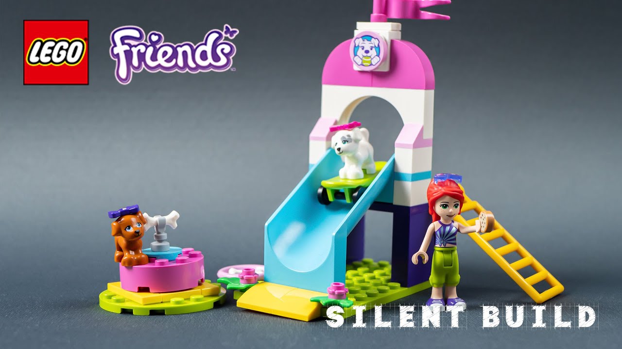 Speed build of Lego Friends Puppy Playground 41396 - YouTube