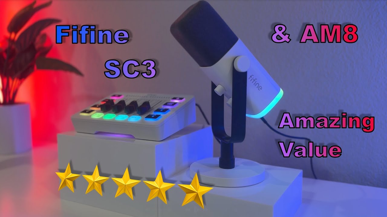 The ULTIMATE Streaming Mic & Mixer Combo? FIFINE AM8 USB/XLR & SC3 ...