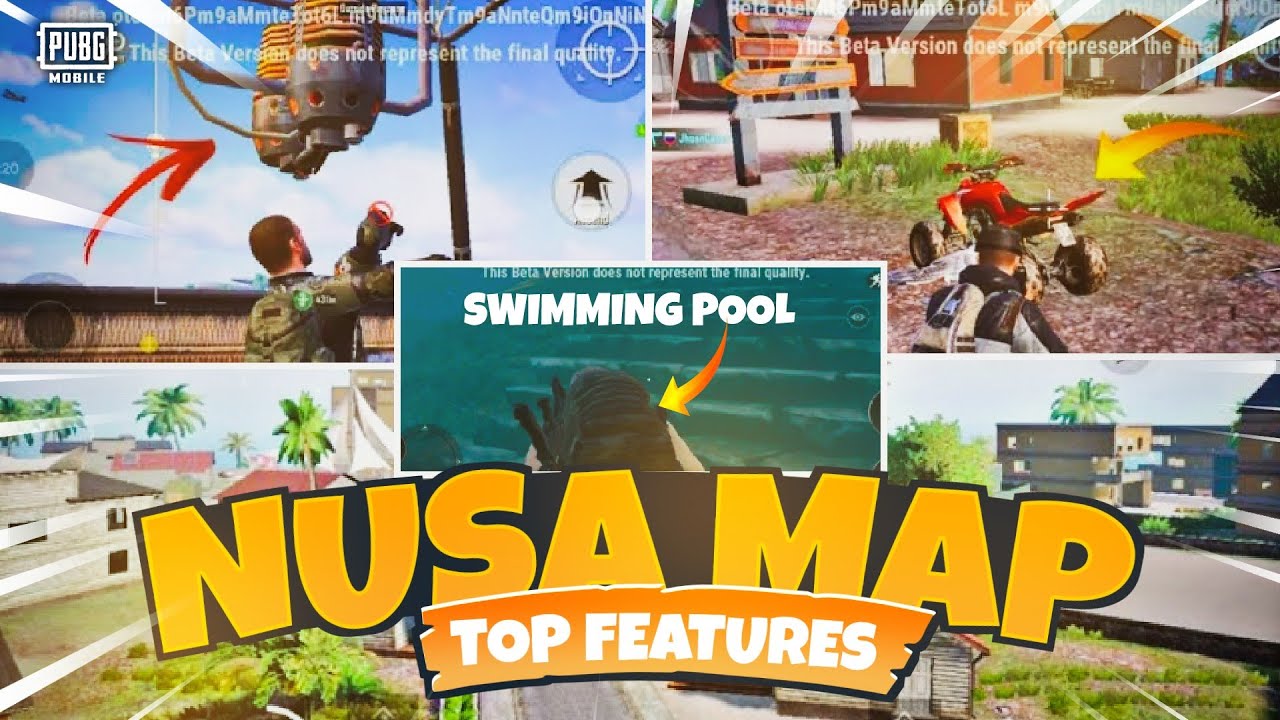 PUBG Mobile 2.2 Update Top Features | NUSA Map Top Features | PUBG ...