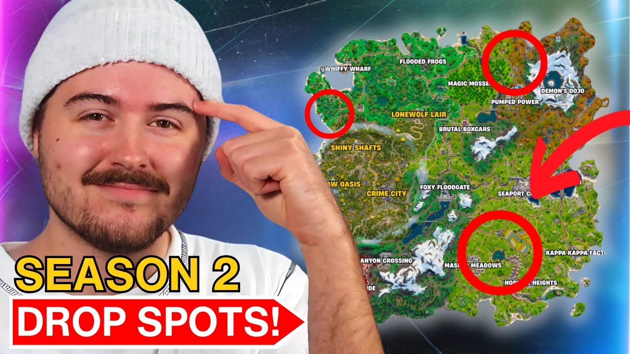 The *BEST* Drop Spots in CHAPTER 6 SEASON 2! (secret vaults) - YouTube