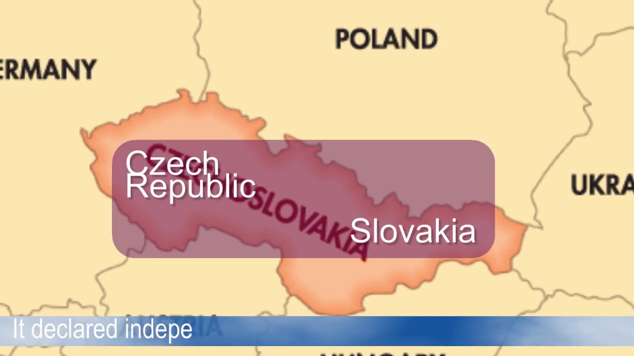 Czechoslovakia - Dissolution to Czech Republic and Slovakia - YouTube