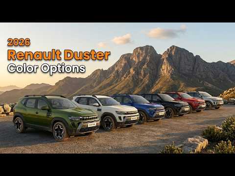 NEW Renault Duster 2026 Color Options - Every Color & Dual-Tone Option Revealed! - Images | AUTOBICS