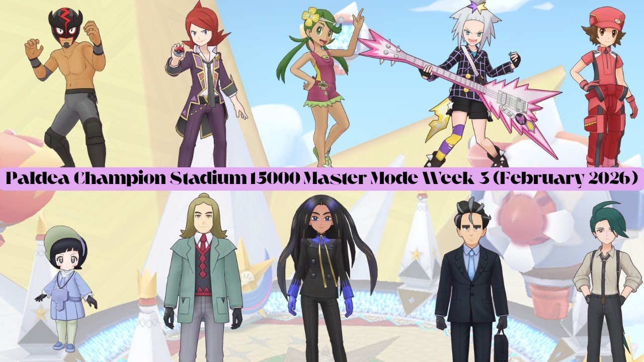Paldea Challenge: Paldea Champion Stadium 15000 Master Mode Week 3 ...