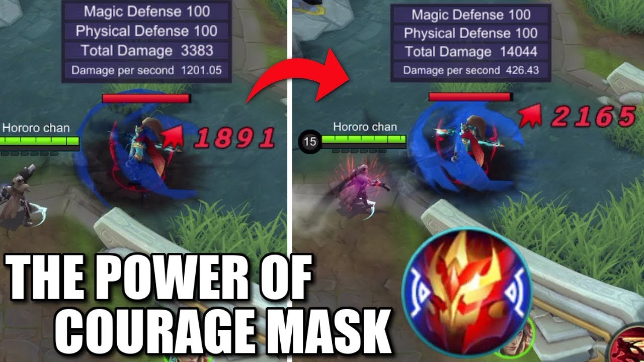 COURAGE MASK FOR LATE GAME! - YouTube