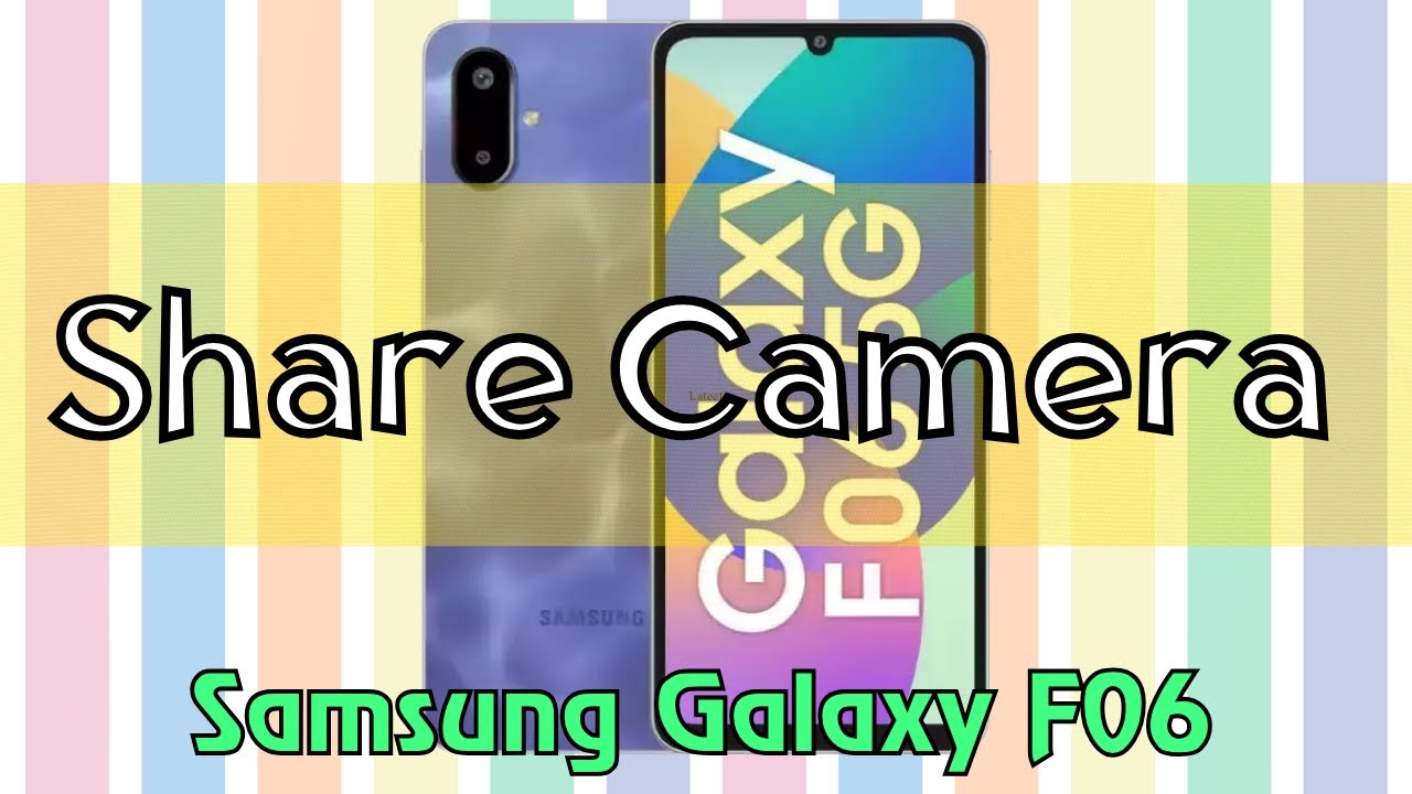 How to Share Camera Samsung Galaxy F06 || Turn on Camera Sharing / Use ...