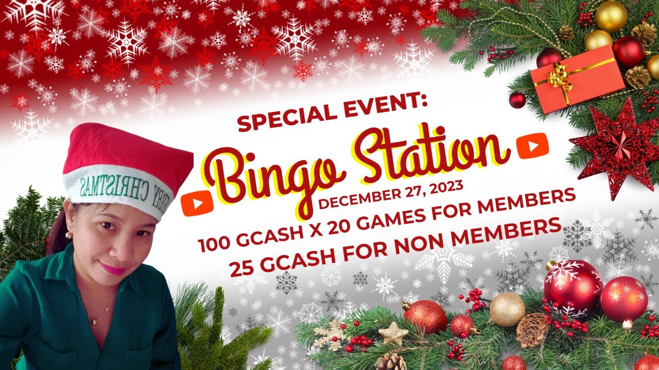 BINGO STATION SPECIAL EDITION EVERYBODY CAN JOIN AND WIN 100 GCASH FOR ...