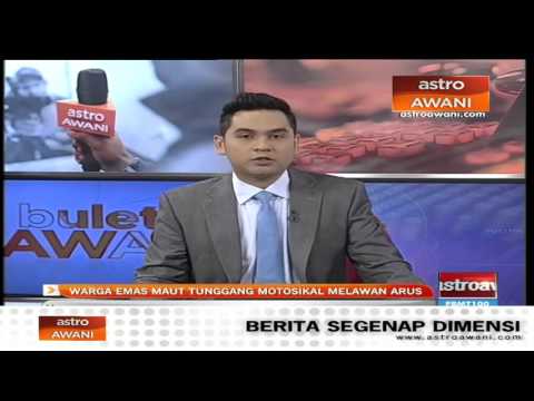 Kemaman : Warga emas maut tunggang motosikal melawan arus