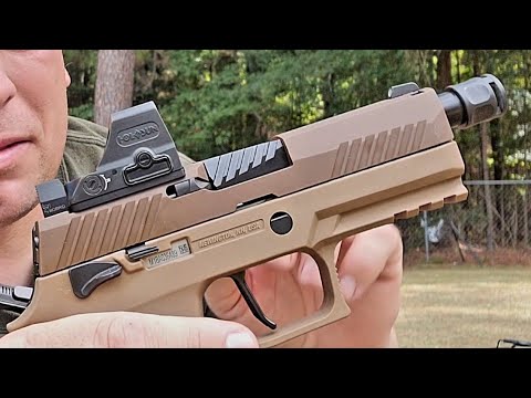 Modified Sig M18 P320 with Griffin ATM Barrel - YouTube