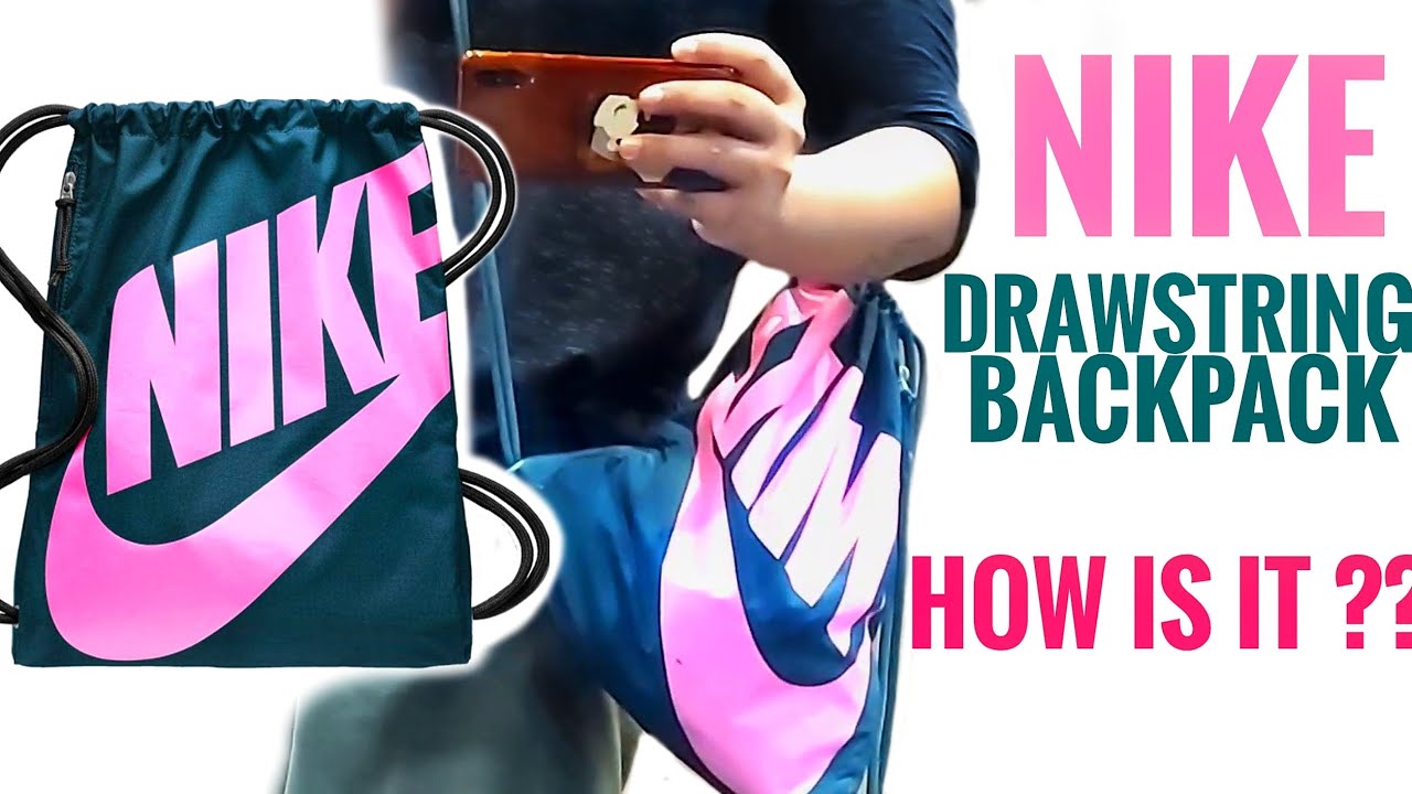 NIKE Heritage Drawstring Backpack Review | How is it ?? - YouTube