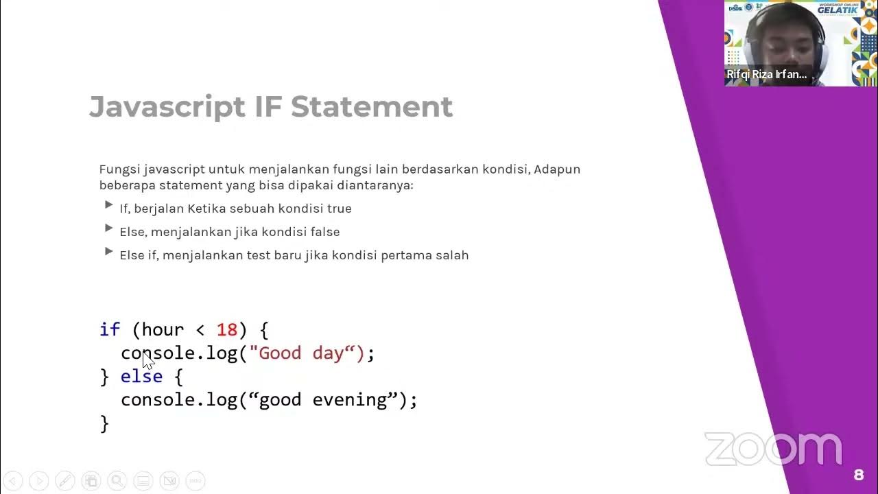 SSA - Website Database Basic - Dasar - dasar Javascript - YouTube