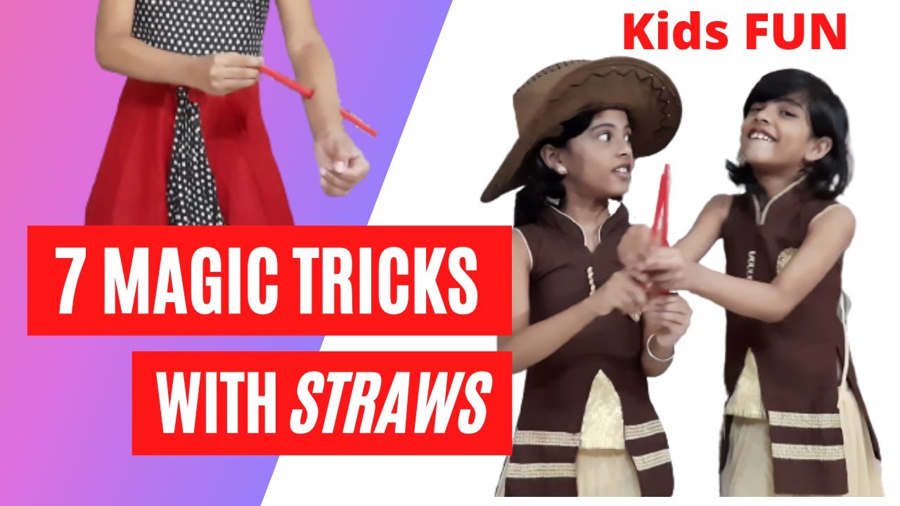 7 Magic Tricks with STRAWS | New Party Tricks that Anyone Can Do! | Do ...