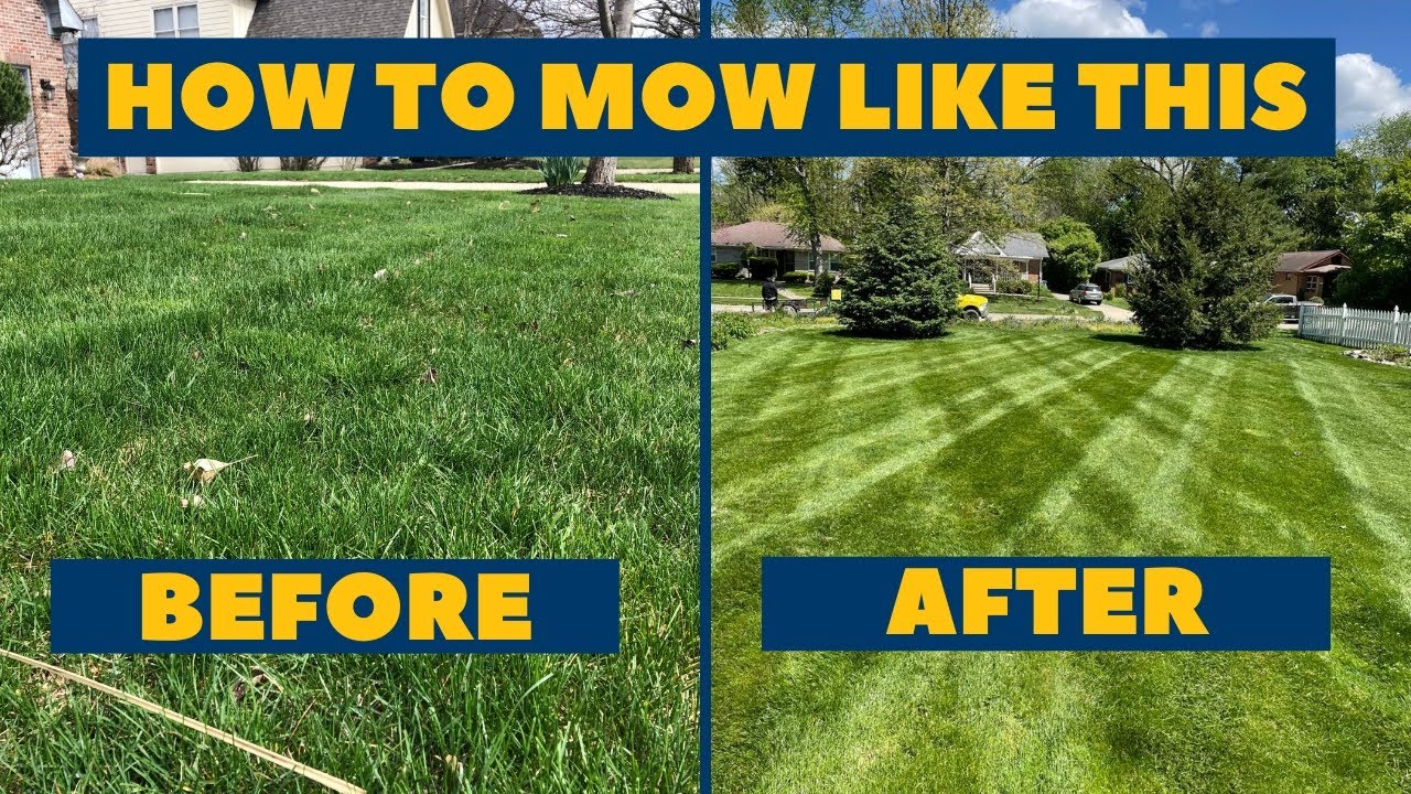 HOW TO MOW PROPERLY - STEP BY STEP EXPLANATION - YouTube