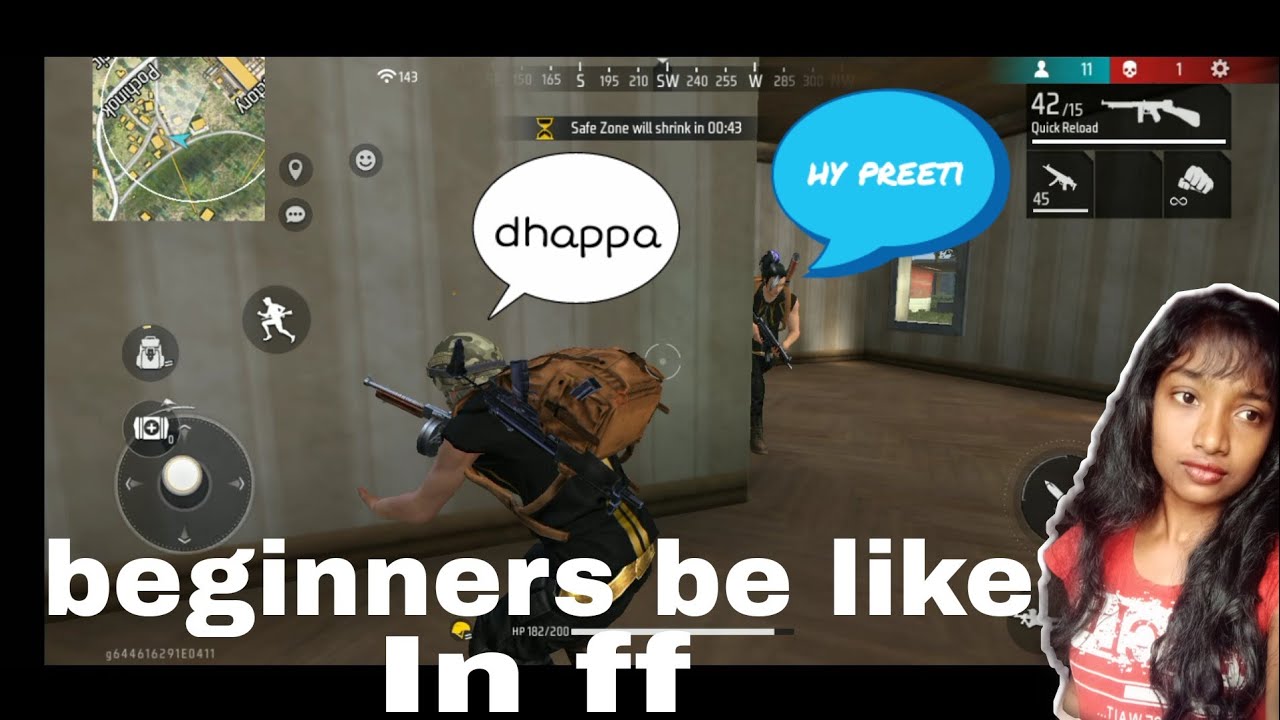 first game play ff in my brothers phone 😐#free #fire # game - YouTube