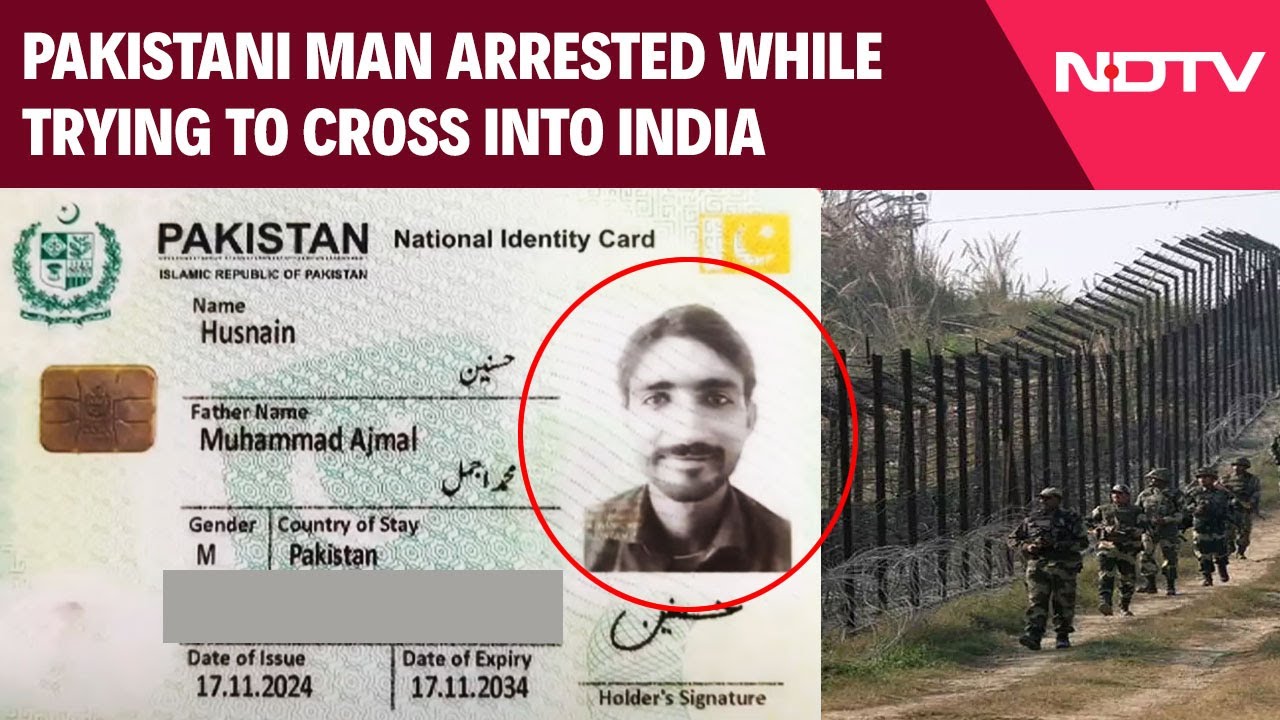 Pakistan News | Pakistani Man Arrested While Trying To Cross Into India ...